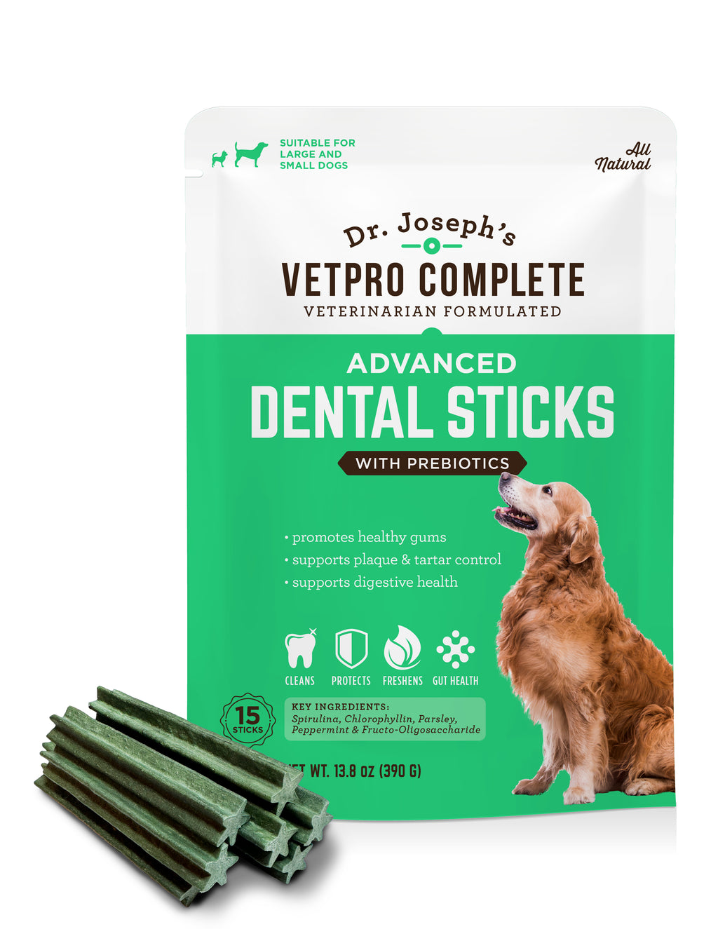 Advanced Dental Sticks with Prebiotics – VetPro Complete